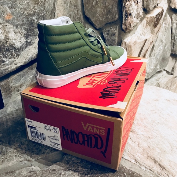 Vans | Shoes | Custom Avocado Sk8hi Vans | Poshmark
